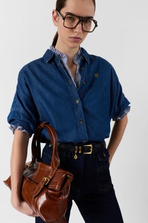 Gerard Darel Chemise oversize en denim fluide - CESS - Jeans