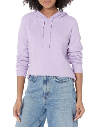 Amazon Essentials Damen Soft-Touch-Kapuzenpullover, Pastelllila, XXL