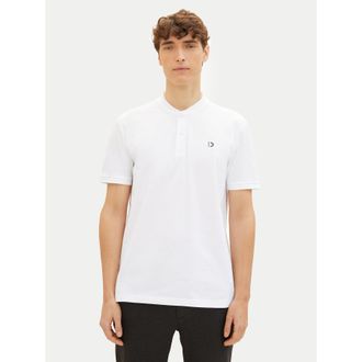 Tom Tailor Denim Poloshirt 1041183 Wei&szlig; Regular Fit