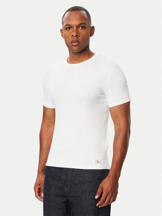 Calvin Klein Jeans T-Shirt LV04RG214G Wei&szlig; Slim Fit
