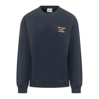 Dr&ocirc;le de Monsieur Bold Slogan Sweat - - Sweatshirts & Hoodies - Herren - Blau - XS