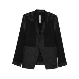 Rick Owens Fogpocket Soft Soft Blazer - - Jackets - Herren - Schwarzk - M