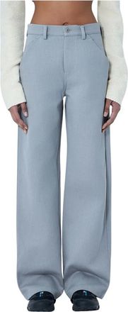 Rier Femme, Pantalons, Gris, Taille: 40 FR Pantalon Tailleur Large
