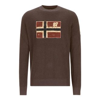 Napapijri Archive Knit - - Knitwear - Herren - Braun - S