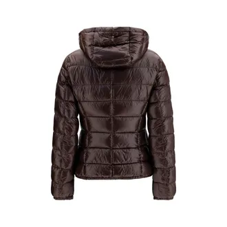 Herno Womens Brown Polyamide Full-Length Jacket Clothing