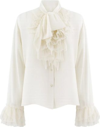 Ermanno Scervino Damen, Blusen & Hemden, Beige, XSGr&ouml;&szlig;e