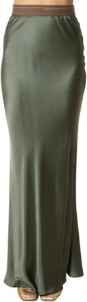 Semicouture Femme, Jupes, Vert, Taille: 38 FR Gonna Berence