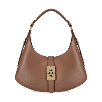 Ganni Femme, Sacs, Brun, Taille: ONE Size Kat Small Shoulder Bag