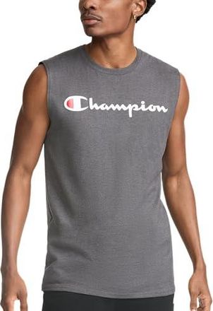 Champion D&eacute;bardeur sans Manches pour Homme, Granite chin&eacute;, Taille M