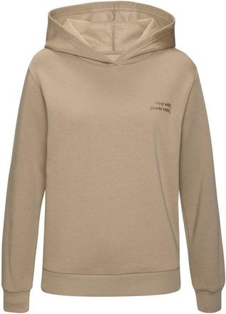 Lascana Kapuzenpullover mit gl&auml;nzendem Druck, Loungewear