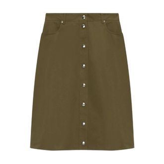 Msgm Ausgestellter Midirock - - Skirts - Damen - Gr&uuml;n - XS