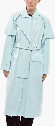 Stella McCartney Trenchcoat STACEY aus Stretch-Baumwolle mit G&uuml;rtel Stella McCartney