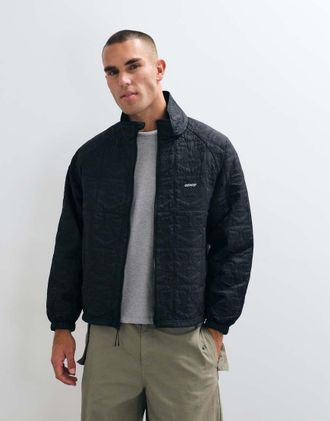 Obey veste matelass&eacute;e noire