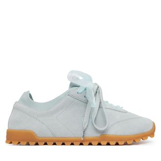 Calvin Klein Sneakers Calvin Klein Low Profile Run Mg Sue Db Laces HW0HW03150 Hellblau