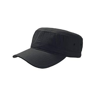 Atlantis Lot de 2 Casquettes Militaire - Adulte (Taille Unique) (Noir)