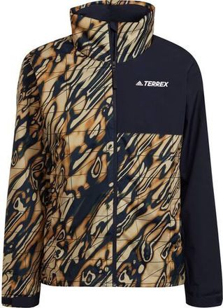 adidas adidas Herren TERREX Multi RAIN.RDY Primegreen Allover Print 2L Regenjacke