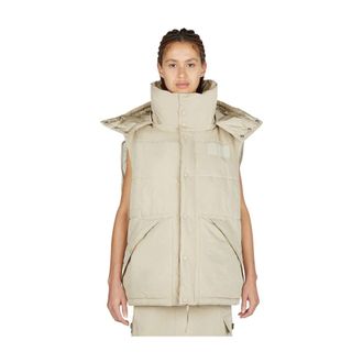 Marc Jacobs Oversized Puffer Gilet - - Jackets - Damen - Beige - XS