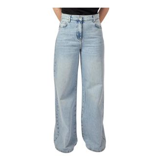 Patrizia Pepe Femme, Jeans, Bleu, Taille: W30 Jean &Eacute;vas&eacute; en Denim