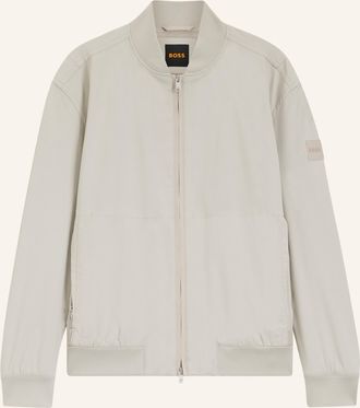 HUGO BOSS Casual Jacke Osurf Regular Fit grau