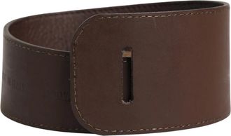 Gianfranco Ferre Femme, Accessoires, Brun, Taille: ONE Size Braided Belt