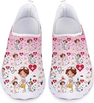 CHAQLIN infirmière Chaussures de Course Femmes Hommes Sport Chaussures de Marche Baskets légères Baskets,infirmière Travail Légères Sneakers,Taille 40 EU