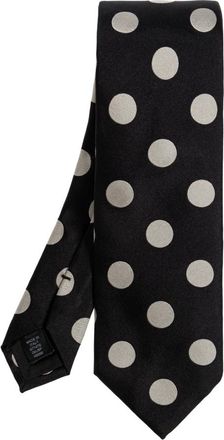 Dolce & Gabbana Homme, Accessoires, Noir, Taille: ONE Size Cravate en soie