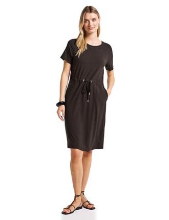 Street One 1408928 Robe en Jersey avec Cordon de Serrage, Marron fonc&eacute;, 44 Femmes