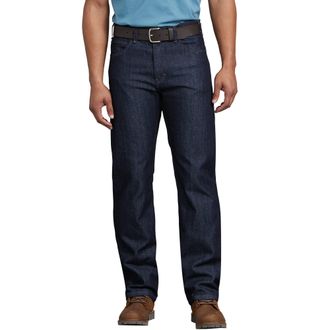Dickies Herren Relaxed Fit Five-Pocket Flex Performance Carpenter Jeans, Indigoblau, 38W / 32L