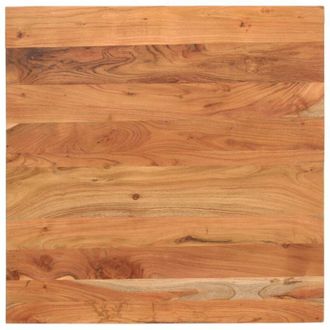 vidaXL Dessus de table 80x80x2,5 cm carr&eacute; bois massif dacacia vidaXL