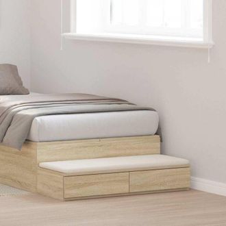 vidaXL Tiroirs de lit avec tiroir Ch&ecirc;ne sonoma 80 x 36.5 x 16.5 cm Vidaxl