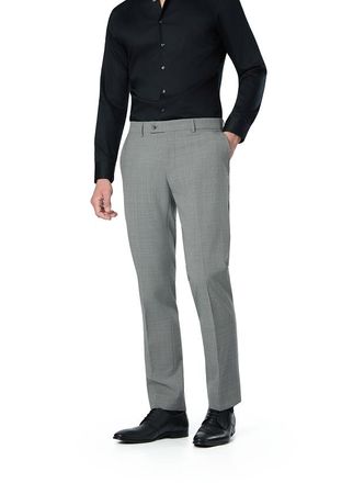 Daniel Hechter Herren Hose grau Schurwoll-Stretch