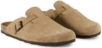 Saison 1865 Mules en cuir su&eacute;d&eacute;