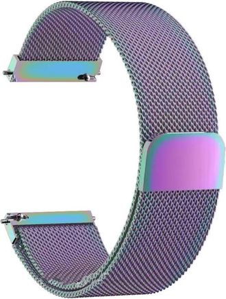 Generic Milanesische Schleifengurt für Uhr 5/4 44 mm 40 mm/5 Pro/4 Klassiker/aktiv 2 20 mm/22 mm Armband für 2/2E/3/4/5 Pro Watchbänder