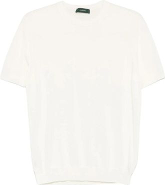 Zanone Homme, Pulls, Blanc, Taille: M Zanone Sweaters White