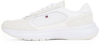 Tommy Hilfiger Damen Runner Sneaker Sporty Low Top, Wei&szlig; (White), 37