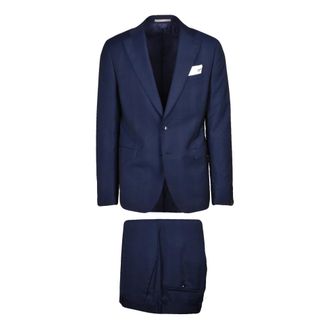 Paoloni Giacca Sfiancata - - Suits - Herren - Blau - S