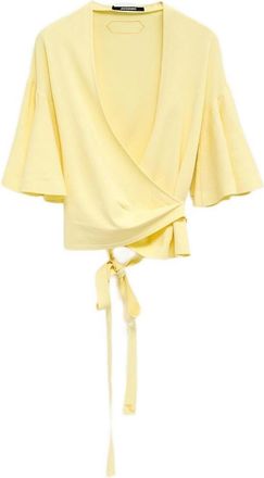 Jacquemus Pull Col Rond - Jaune