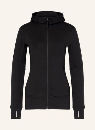 Icebreaker Midlayer-Jacke Merino 260 Quantum Iv Aus Merinowolle schwarz