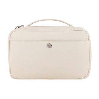 Brunello Cucinelli Trousses de toilette en cuir de veau grain fin - Homme - Sacs - Beige - Taille: ONE Size