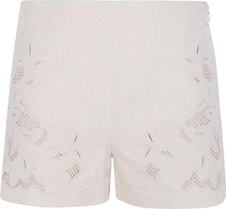 Twinset Femme, Shorts, Beige, Taille: 38 FR Short Shorts