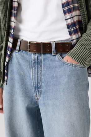 Levi's Potrero G&uuml;rtel mit Doppeldornschlie&szlig;e - Herren - Braun / Braun
