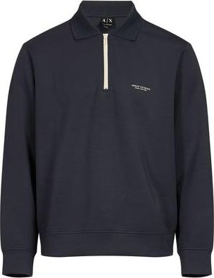 A|X Armani Exchange Sweatshirt &agrave; col zipp&eacute; &agrave; logo
