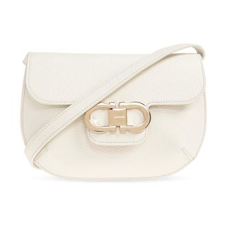 Ferragamo Femme, Sacs, Beige, Taille: ONE Size Lizzy Shoulder Bag