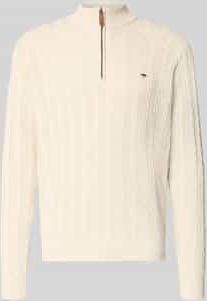 Fynch-Hatton Regular Fit Troyer aus reiner Baumwolle