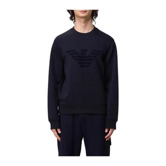 Emporio Armani Af10013Mb845 Sweatshirt - - Sweatshirts & Hoodies - Herren - Blau - L
