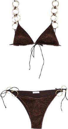 Os&eacute;ree Femme, Maillots de bain, Brun, Taille: 38 FR Lumi&egrave;re Bikini