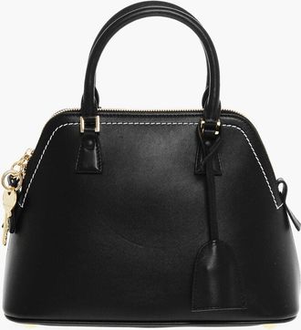 Maison Margiela MM11 Tote Bag 5AC aus Leder mit sichtbaren N&auml;hten Maison Margiela