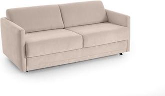 Atlantic Home Collection ATLANTIC home collection Schlafsofa Limone, hochwertig gepolstert, beige, Dauerschläfer mit 140/200 Liegefläche, 193x93x90 cm (BxTxH)