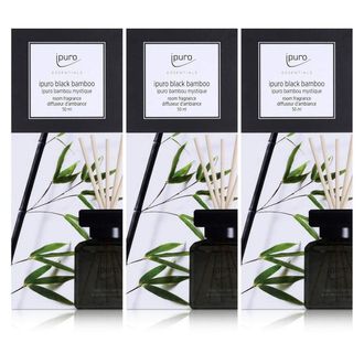 Ipuro Essentials by Ipuro black bamboo 50ml Raumduft (3er Pack)
