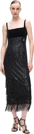 Karl Lagerfeld Damen, Kleider, Schwarzk, LGr&ouml;&szlig;e